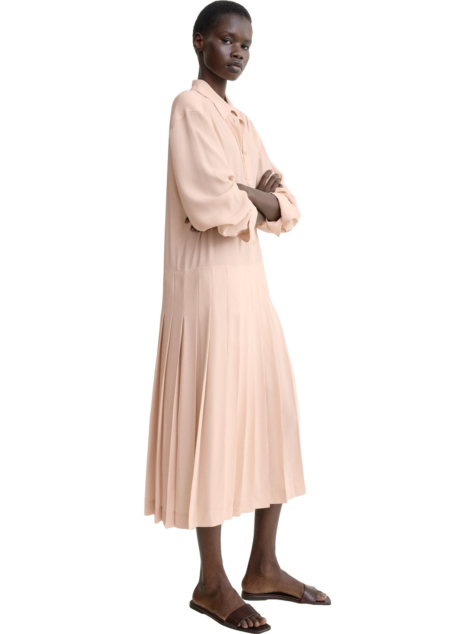 TOTÊME TOTEME Pleated Shirtdress